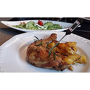 Savoury USA Cooking Thermometer - Digital Thermometer - Food Thermometer - Meat Thermometer - Instant Read Thermometer - Best Thermometer for all Food, BBQ, Candy, Sugar, Grill and Liquid.