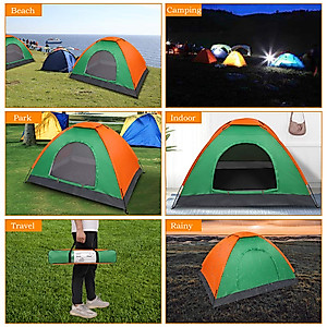Kcelarec 2-Person Waterproof Camping Dome Tent,Great for Camping, Backpacking, Hiking & Outdoor Music Festivals