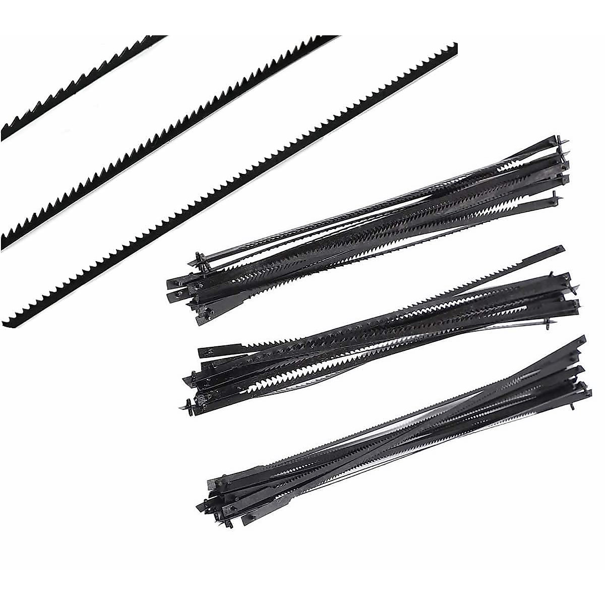 FOXBC 5 Inch Scroll Saw Blade Pin End, (10/15/18 TPI - 36 Pack)