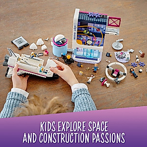 LEGO Friends Olivia’s Space Academy Shuttle Rocket 41713, NASA Space Shuttle Toy for Kids, Pretend Play Space Academy with Astronaut Mini Figures, Gift for Boys Girls 8+ Years Old