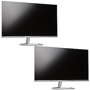 HP M27fq QHD Monitor 2 Pack - 2H4B5AA#ABA - Computer Monitor with 27-inch IPS Display (1440p) - Eye Safe & Color Accurate - AMD Freesync Technology - HDMI & VGA - Tilt Adjustment - Black