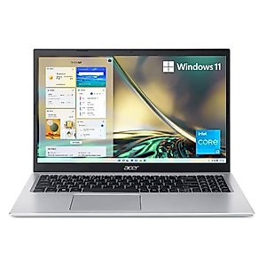 Acer Aspire 5 A515-56-36UT, 15.6" Full HD Display, 11th Gen Intel Core i3-1115G4 Processor, 4GB DDR4, 128GB NVMe SSD, WiFi 6, Windows 11 Home (S Mode)