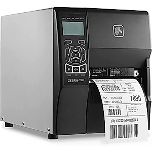 ZEBRA ZT230 Direct Thermal Only Industrial Label Printer - USB and Serial Connectivity - 4-Inch Max Print Width, 203 DPI, ZPL, Monochrome Barcode - ZT23042-D01000FZ, JTTANDS