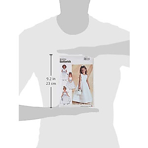 BUTTERICK PATTERNS B3351 Children's/Girls' Jacket & Dress, Size 6-7-8