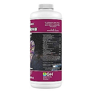 General Hydroponics FloraNova Bloom, One-Part Nutrient, 1 Quart
