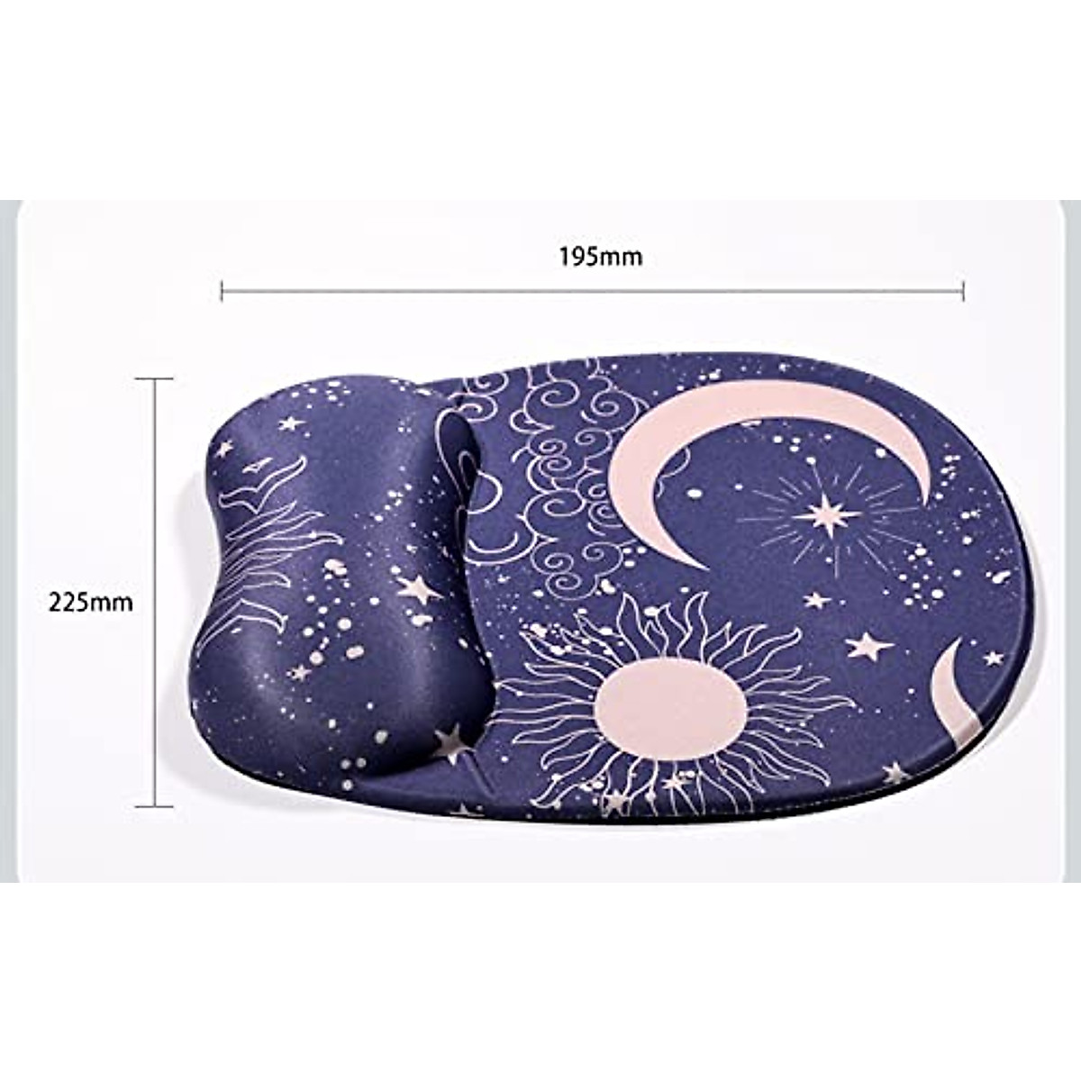 Mouse Pads with Silicone Gel Wrist Rest Gaming Mousepads 2 Way Skin,Anime Mouse Pad with Wrist Support