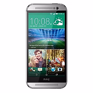 HTC One M8 16GB 4G LTE Unlocked GSM Android Cell Phone EMEA Version - Silver