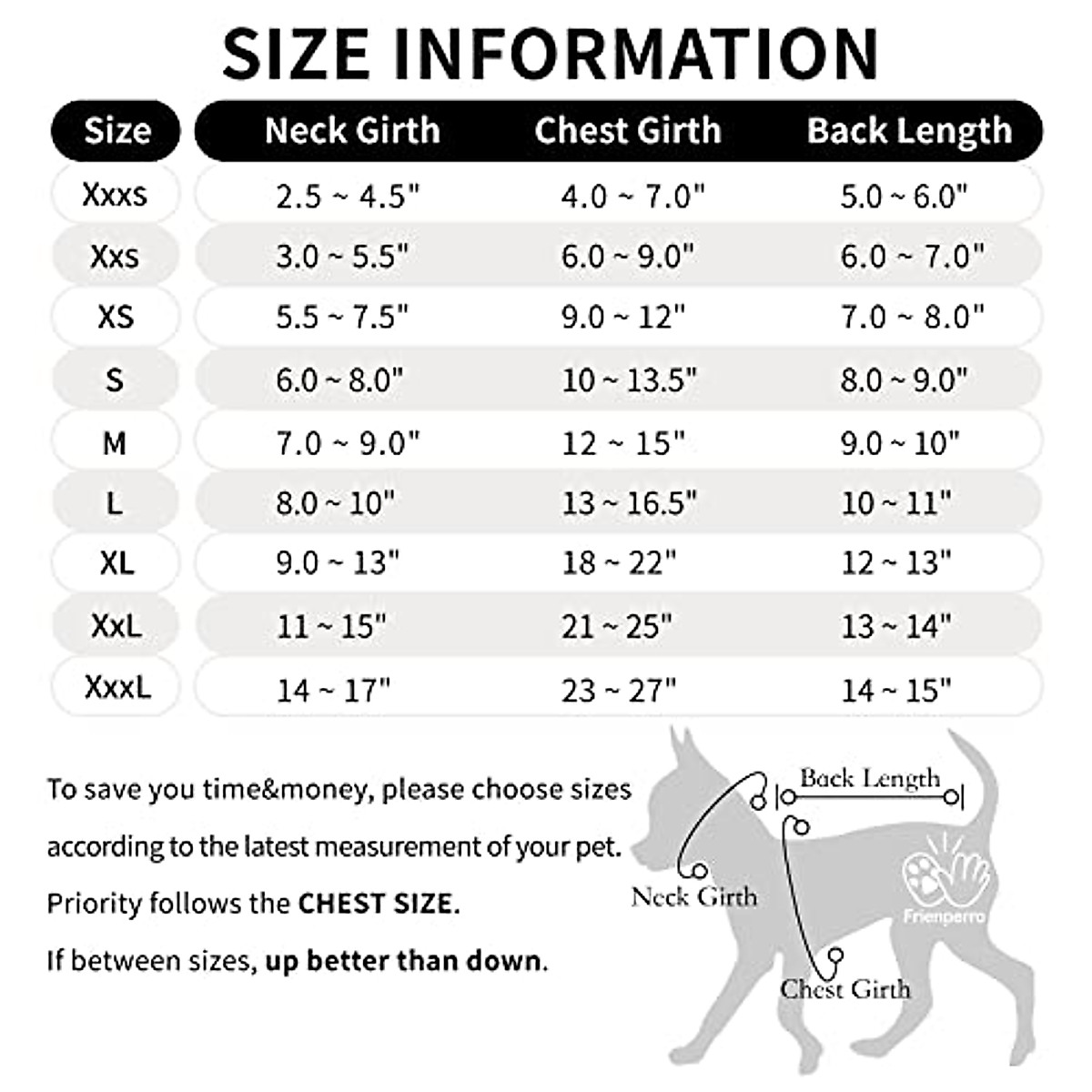 𝐍𝐄𝐖 𝐀𝐑𝐑𝐈𝐕𝐀𝐋 Frienperro Dog Clothes for Small Dogs Girl Boy, 100% Cotton Small Dog Hoodie, Chihuahua Clothes Pet Cat Winter Warm Sweatshirt Sweater, Teacup Yorkie Puppy Clothing Coat Costume