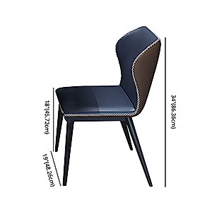 LITFAD Contemporary Dining Set with Sintered Stone Dining Table and Cushioned Chairs Modern Kitchen Table with 4 Dining Chairs for Home Restaurant - 51.2" L x 31.5" W x 29.5" H 5 Piece Set