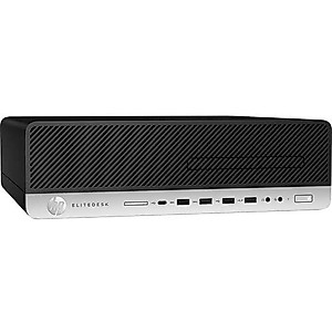 HP EliteDesk 800 G5 - SFF - Intel Core - 9th Gen - i5-9600 - 256GB SSD - 16GB RAM - 3.1GHz - Intel UHD 630 - Windows 11 Pro 64-bit (Renewed)