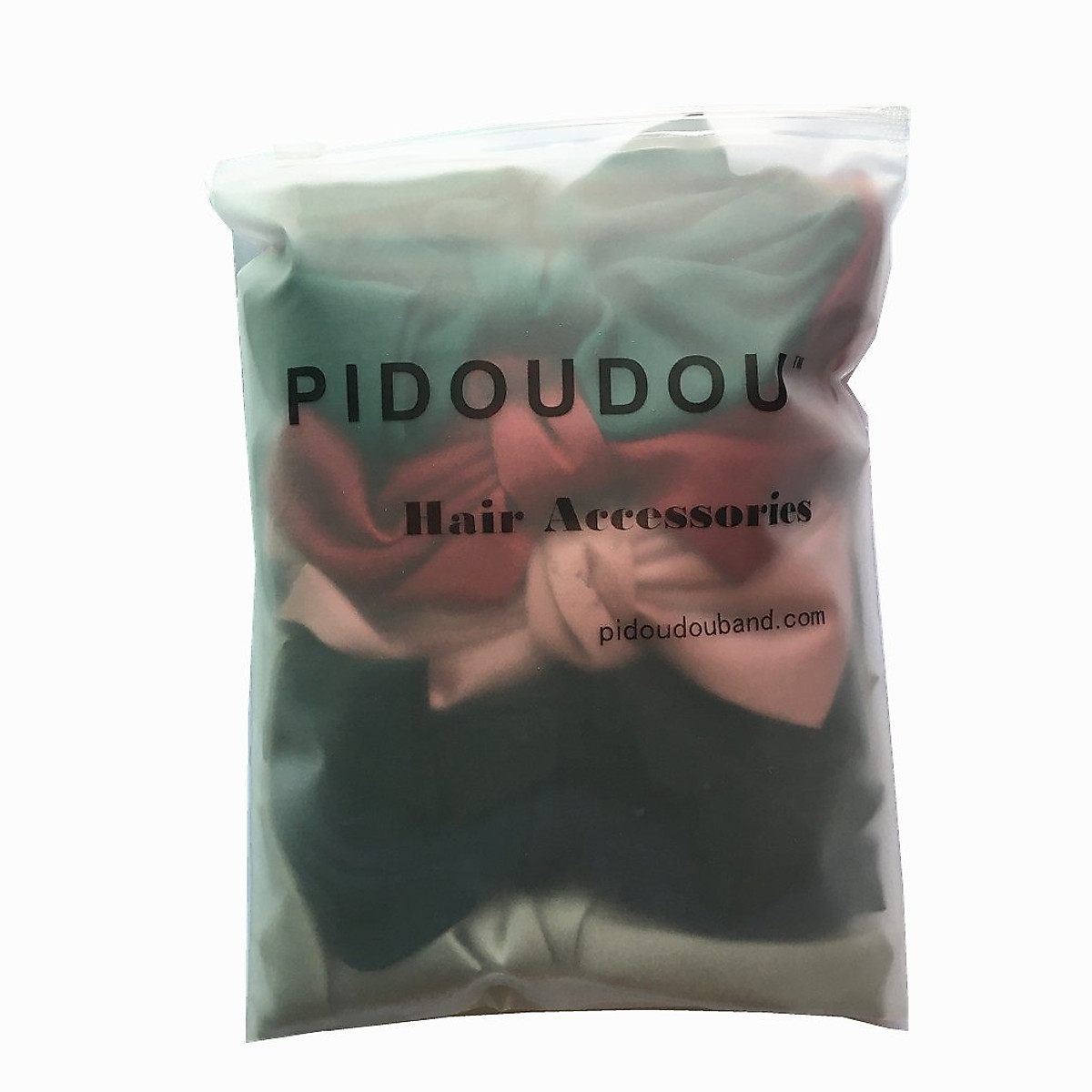 PIDOUDOU Set of 6 Big Satin Solid 8 Inch Bow Hair Clips Women Barrettes