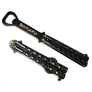 BLACK Bottle-Fly Butterfly Trainer Style Bottle Opener Be The Ultimate Bartender!