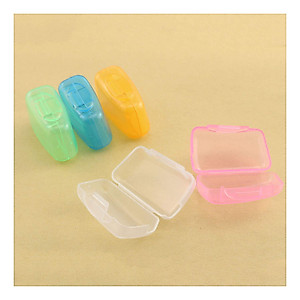 Tegg Toothbrush Cap Box 20PCS 5 Colours Travel Toothbrush Head Cover Case Hike Camping Brush Cleaner Protecter Holder for Family Home Office and Outdoor