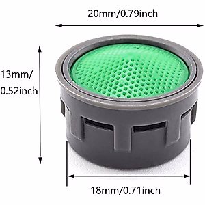 OZXNO 4PCS Insert Faucet Aerator Flow Retrictor Replacement Parts for Bathroom Kitchen