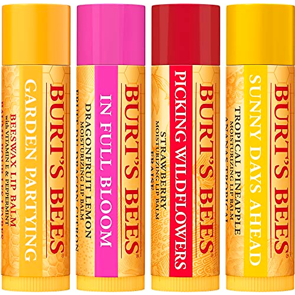 Burts Bees Beeswax Bounty Lip Balm Gift Set, 0.15 OZ