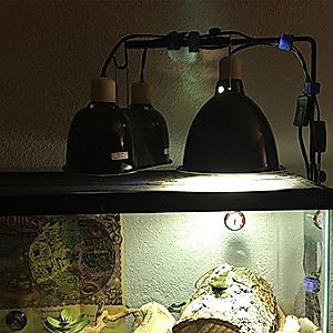 Insfashble Adjustable Heat Lamp Holder Black