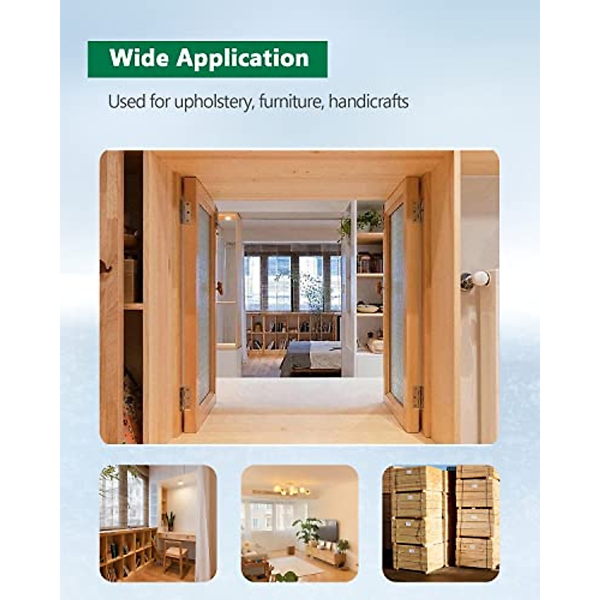 meite 21 Gauge 1/2-Inch Crown 1/4-Inch Leg Length Galvanized Fine Wire Staples Upholstery Staples for MT8016 Stapler 10,000 PCS/Box (1 Box)