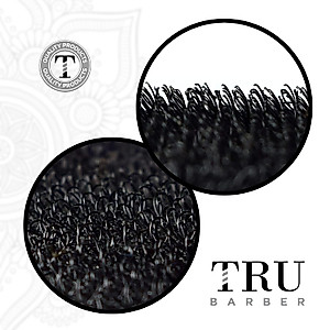 TRU BARBER HAIR GRIPPERS ® 2 COLORS BUNDLE PACK 4 PCS for Men and Women - Salon and Barber, Hair Clips for Styling, Hair holder Grips (Red/Black)
