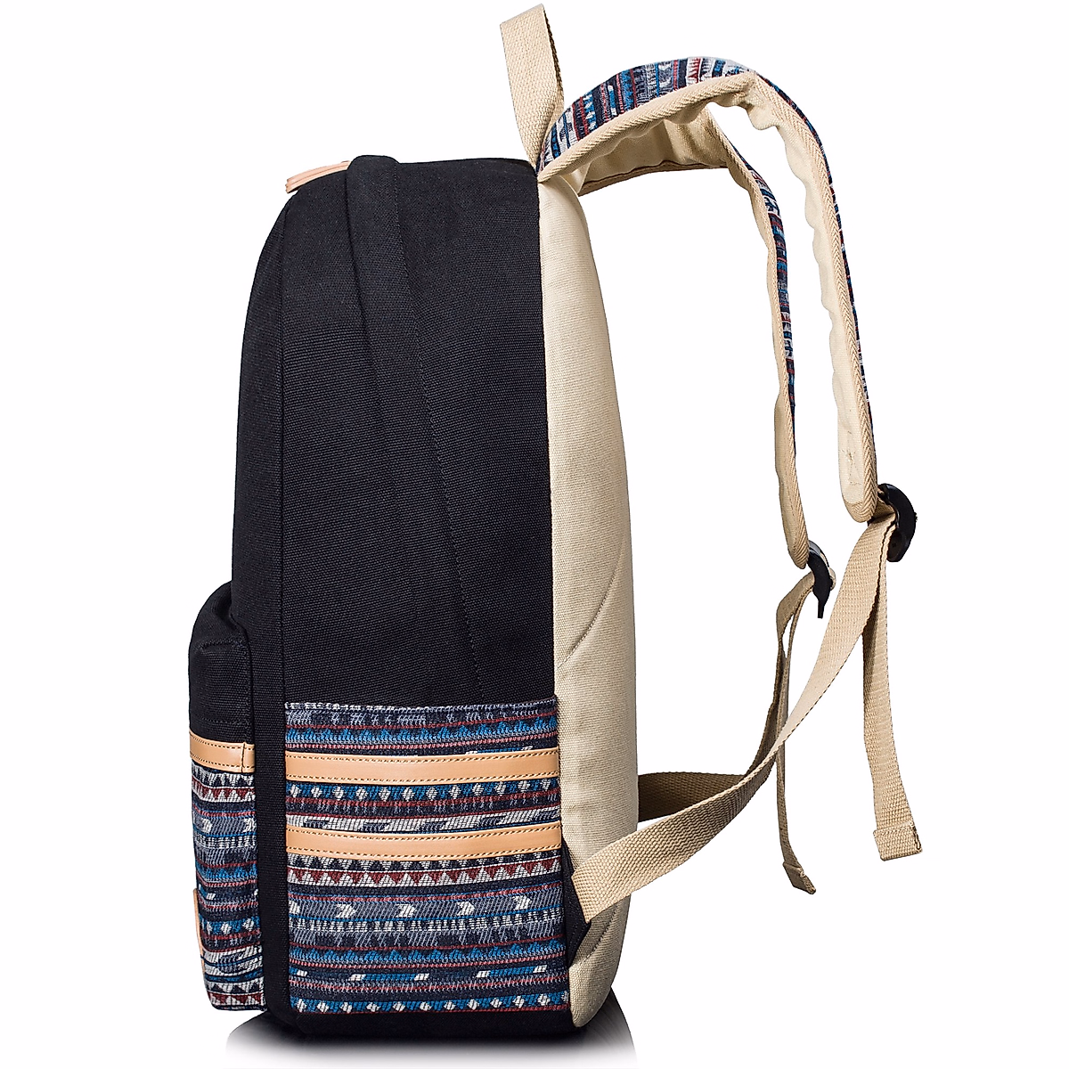 Leaper Casual Canvas Backpack bag Laptop Bag Travel Bag Rose