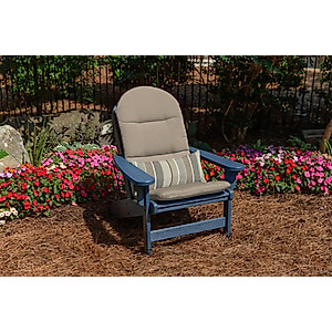 Naturesroom Sunbrella Patio Cushions - 20.5" W x 49" L x 2" T, Outdoor Adirondack Chair Cushion with Comfort, Style & Durability Designed for Outdoor Living - Made in The USA