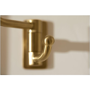 Kohler K35927-SN Castia by Studio McGee Double Hook Robe Hook Vibrant Polished Nickel