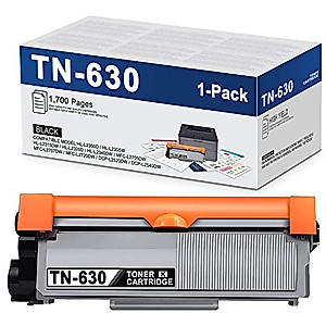 MOLIMER Compatible 1 Pack TN630 TN-630 High Yield Black Toner Cartridge Replacement for Brother TN 630 MFC-L2750DW MFC-L2750DWXL HL-L2370DW/DWXL MFC-L2710DW HL-L2390DW DCP-L2550DW HL-L2350DW Printer