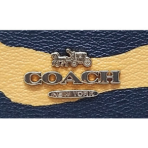 Coach Women's Court Backpack (Coated Canvas - Tiger Print - Honey - Black)