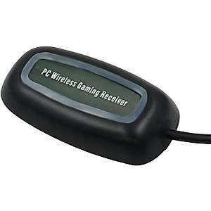 Wireless USB Gaming Receiver Adapter Compatible with Microsoft Xbox 360 Controllers, Desktop PC Laptop Gaming Adapter for Windows PC