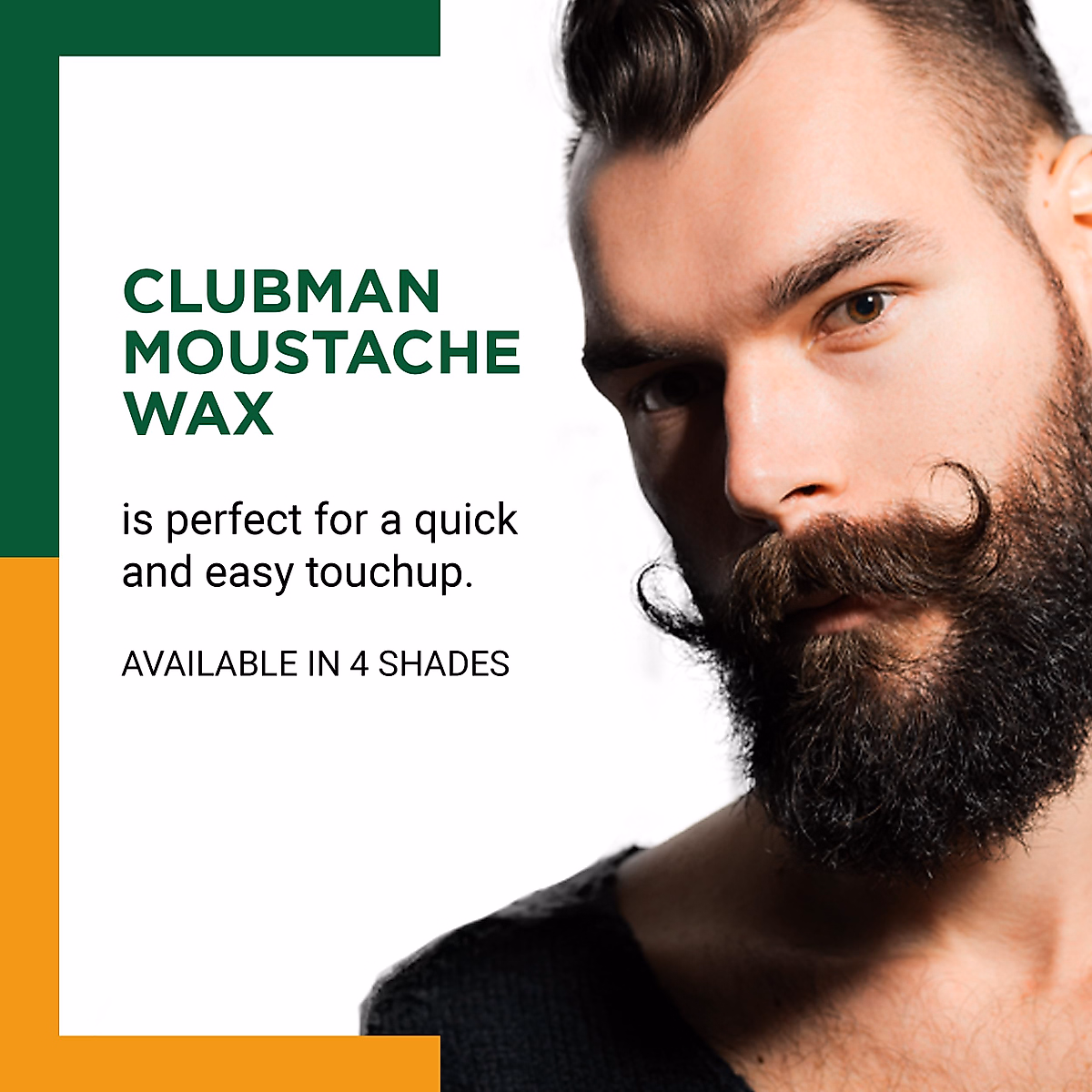 Clubman Moustache Wax Hang Pack - Neutral, 0.5 oz