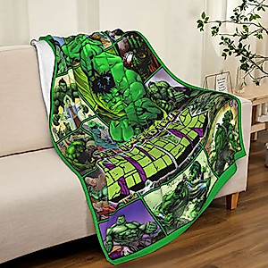 Blanket Green Giant Flannel Throw Blanket Soft for Couch Bed Sofa 52"x 62"