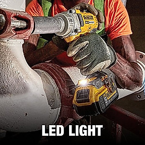 DEWALT 20V MAX* XR Cordless Impact Wrench Kit with Detent Pin Anvil, 1/2-Inch (DCF894P2)