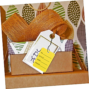 TEHAUX 1000pcs Clothing tag Jewelry Prices Tags Prices Label Clothes Prices tag Jewelry Labels Hanging Prices Tags Printable Prices Tags Paper Prices tag Paper jam Customize Commodity