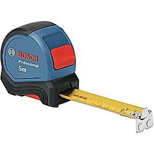 Bosch Professional 1600A016BH Tape Measure (Length: 5 m, Width: 27 mm, in Blister Packaging)