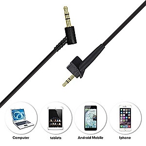 Sqrmekoko Replacement Headphone Extension Audio Cable Line for Bose AE2 AE2i Headsets