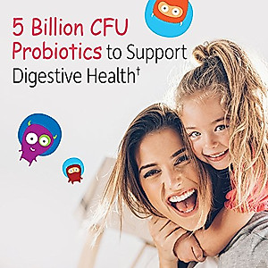 Garden of Life Dr. Formulated Probiotics Organic Kids+ Plus Vitamin C & D - Watermelon - Gluten, Dairy & Soy Free Immune & Digestive Health Supplement, No Added Sugar, 30 Chewables (Shelf Stable)