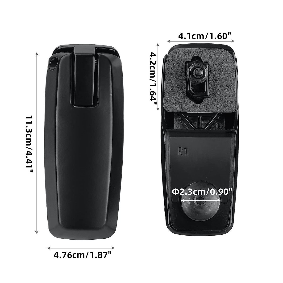 Rear Window Liftgate Glass Hinge Set Right&Left Compatible with Ford 08-12 Escape 08-11 Mercury Mariner 08-11 Mazda Tribute Tailgate Rear Hatch Glass Replaces# 8L8Z78420A68C 8L8Z78420A68D