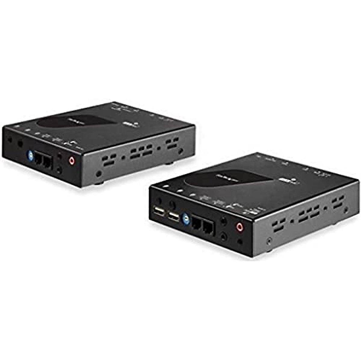 StarTech.com HDMI KVM Extender Over IP - 4K 30Hz HDMI 2.0 & USB Over IP LAN or CAT5e/CAT6 Ethernet (100m/330ft) - Remote KVM Switch/Console Transmitter/Receiver Extender Kit, TAA (SV565HDIP)