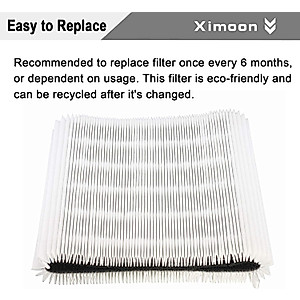 Ximoon 2 Pack 411 Replacement Filter for Blueair Blue Pure 411 Air Purifier, Fits Blue Pure 411, 411+, 411 Auto & MINI Air Purifiers