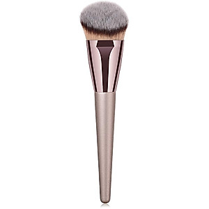 VVS 1pcs Professional Makeup Brush Set, Premium Synthetic Foundation Brush Blending Powder Tapered Kabuki Liquid Foundation Makeup Brushes Cosmetics Applicator (Gold 1)