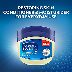 Vaseline 100% Pure Petroleum Jelly Skin Protectant 3.75 oz (Pack of 4)