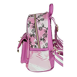 Alice in Wonderland - Cheshire Cat 11" Vegan Leather Mini Backpack - A21819