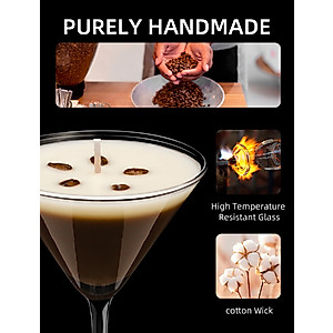 Espresso Martini Candle-Scented Aromatherapy Candles Gift for Coffee Lovers- Housewarming Christmas Birthday Gift Candle