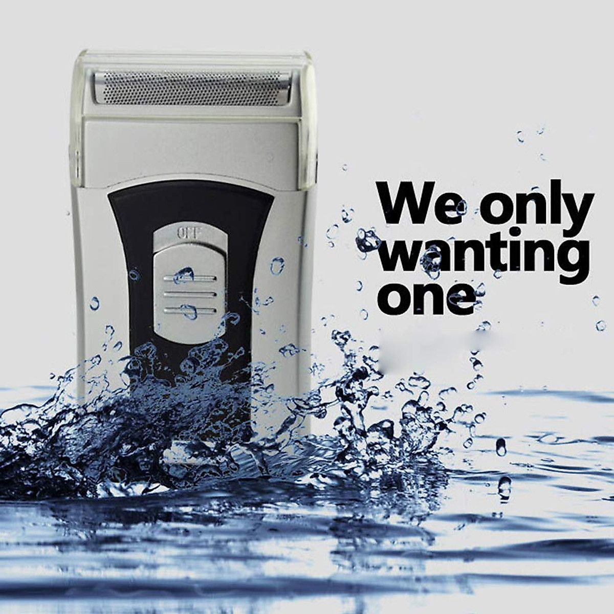 Electric Shavers for Men, Mens Beard Electric Shaver, Cordless Metal Double Shaver, Wet Dry Trimming Mini Travel Beard Home Washable Razor