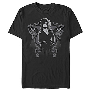 Harry Potter Men's Bellatrix Dark Arts Short Sleeve Tee Shirt, Black, Large