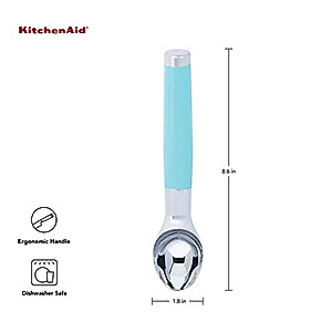 KitchenAid Classic Ice Cream Scoop, One Size, Aqua Sky 2