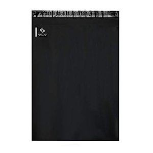 KKBESTPACK 100 Large Poly Mailers 10x13 Shipping Bags for Small Business – Self Sealing Package Envelopes Black