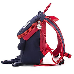 Toddler Dinosaur Backpack, Kids Cartoon Anti-Lost Rope Bookbag Rucksack Lunch Bag with Walking Safety Belt Harness Straps, 3D Cute Animal Preschool Travel Bag for 2-6 Years Old Boys & Girl Gifts