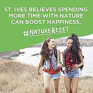 St. Ives Blackhead Clearing Face Scrub Clears Blackheads & Unclogs Pores Green Tea & Bamboo With Oil-Free Salicylic Acid Acne Medication, Made with 100% Natural Exfoliants 6 oz