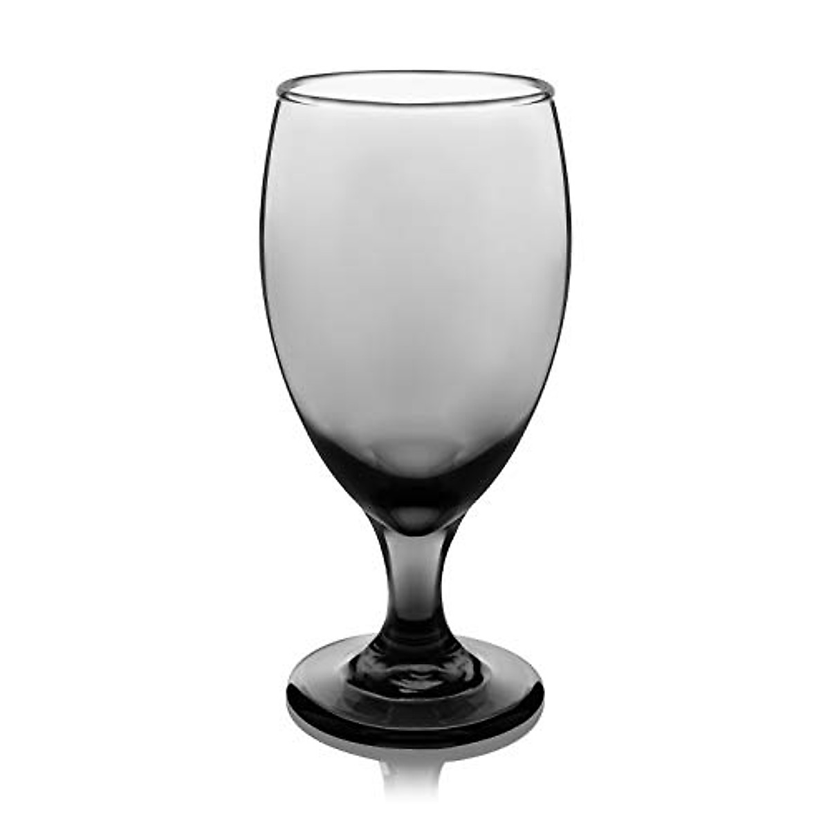 Libbey Classic Smoke Goblet Beverage Glasses, 16.25-ounce, Set of 6