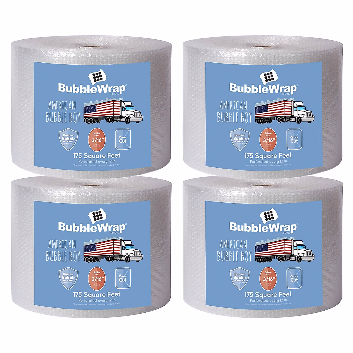 Bubble Wrap 700'Bubble Bundle for Packing, Shipping, Moving by American Bubble Boy